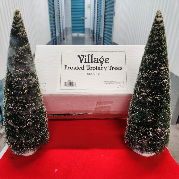 Department 56 | Holiday | Village Frosted Topiary Teees | Poshmark